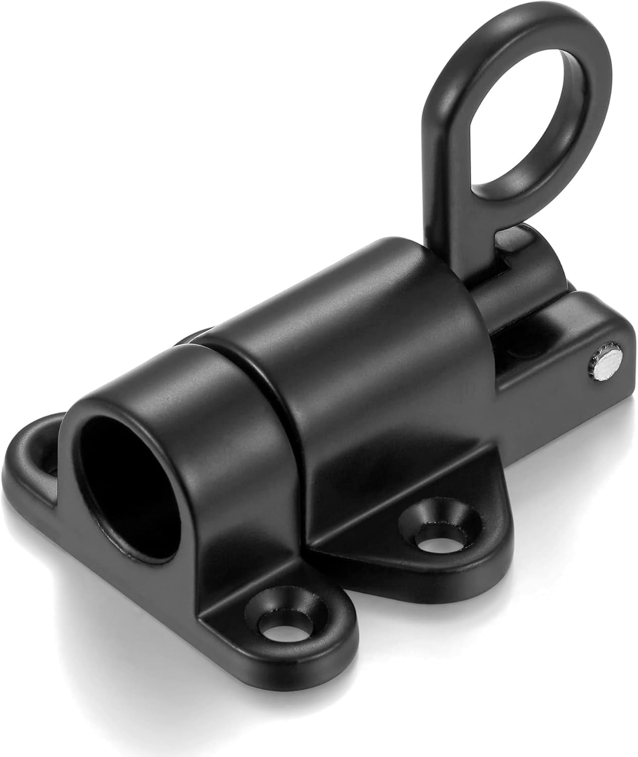 4 Packs Self-Closing Latches，Black Spring Door Lock，Resilient Bolt ...