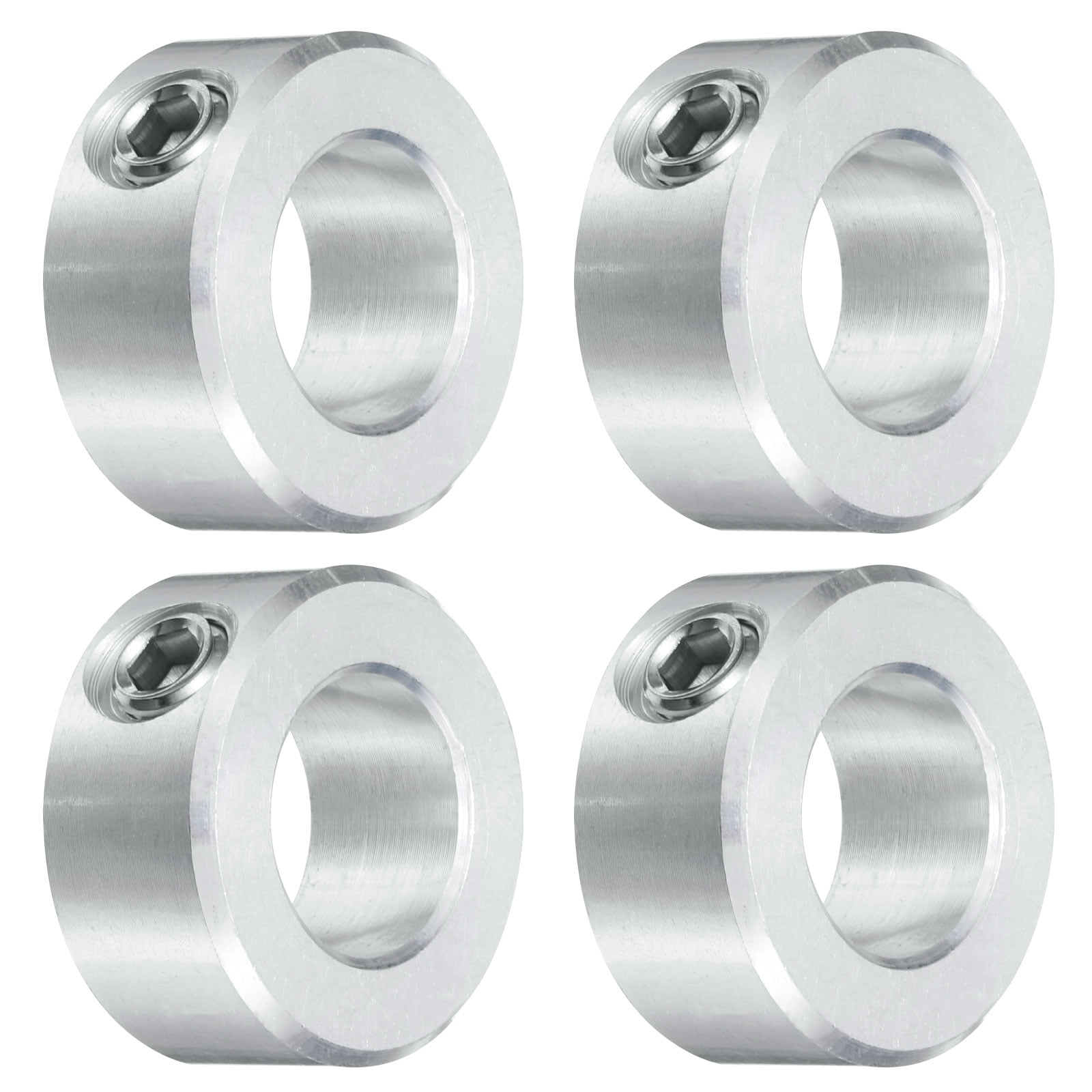 4 Packs Set Screw Collars 5/8" Bore, Aluminum Shaft Collars, 1-1/8" OD ...
