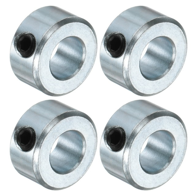4 Packs Set Screw Collars 7/16" Bore Carbon Steel Shaft Collars, 7/8 ...