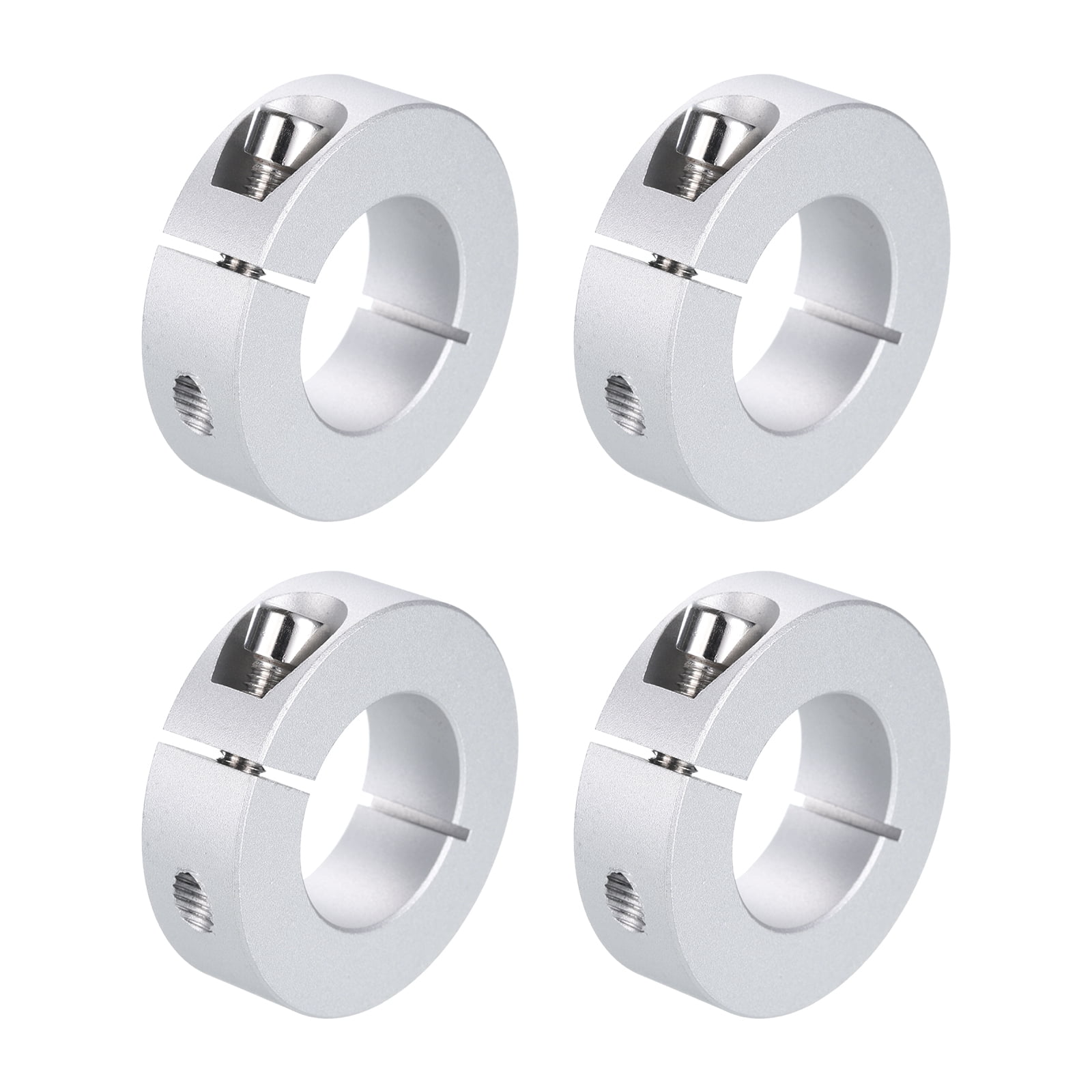 4 Packs Single Split Clamp-On Shaft Collar 28mm Bore One-Piece Clamping ...