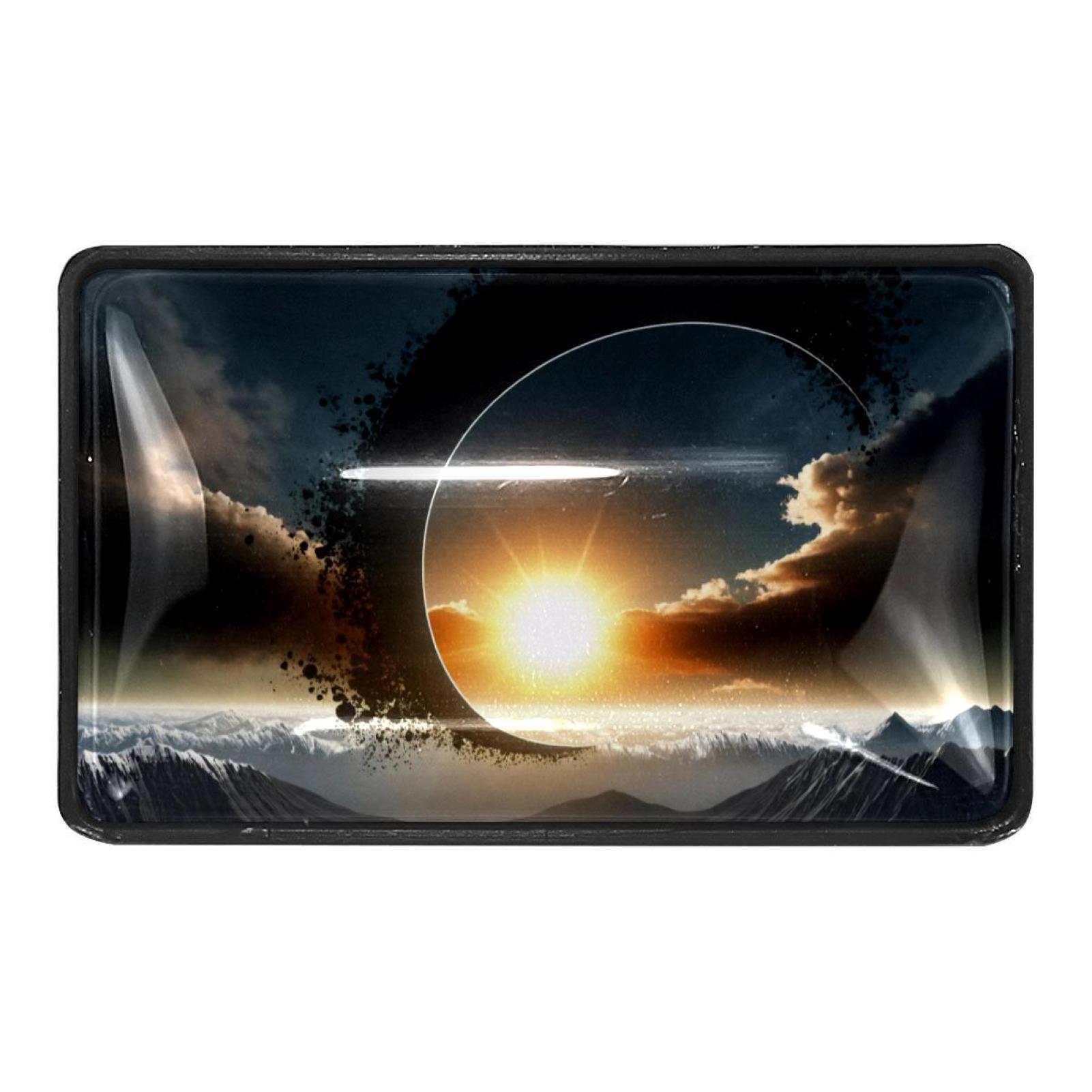 4 Packs Solar Eclipse over Mountain Crystal Glass Cabinet Knobs Drawer ...