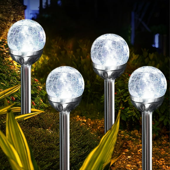 Crackle Glass Solar Lights