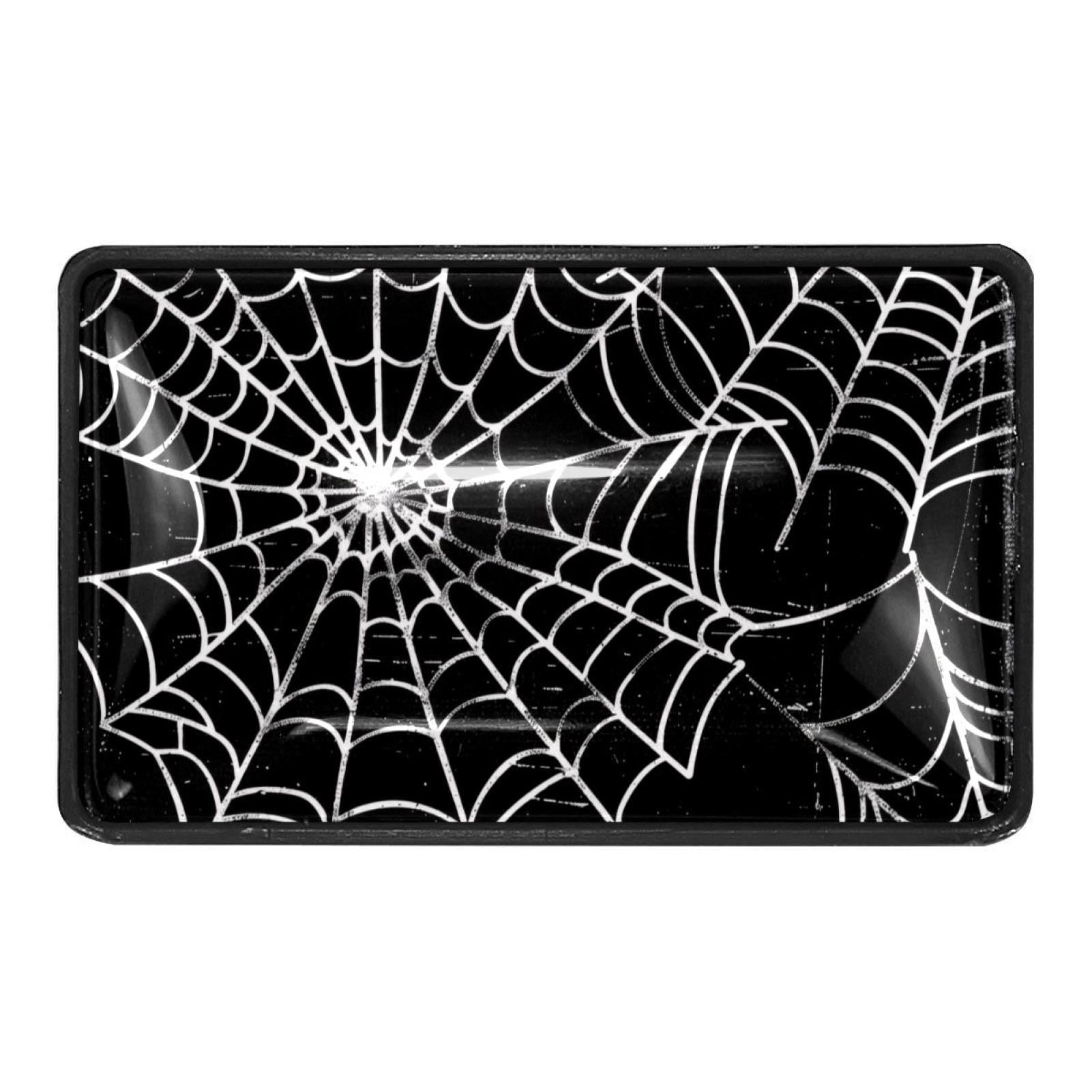 4 Packs Spider Web on Black Crystal Glass Cabinet Knobs Drawer Handles ...