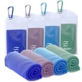 4 Packs Sukeen Cooling Towel (40"x12"), Ice Towel, Soft Breathable ...