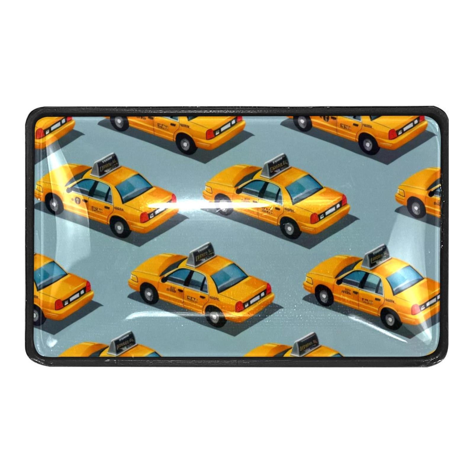 4 Packs Taxi Cars on Road Crystal Glass Cabinet Knobs Drawer Handles ...