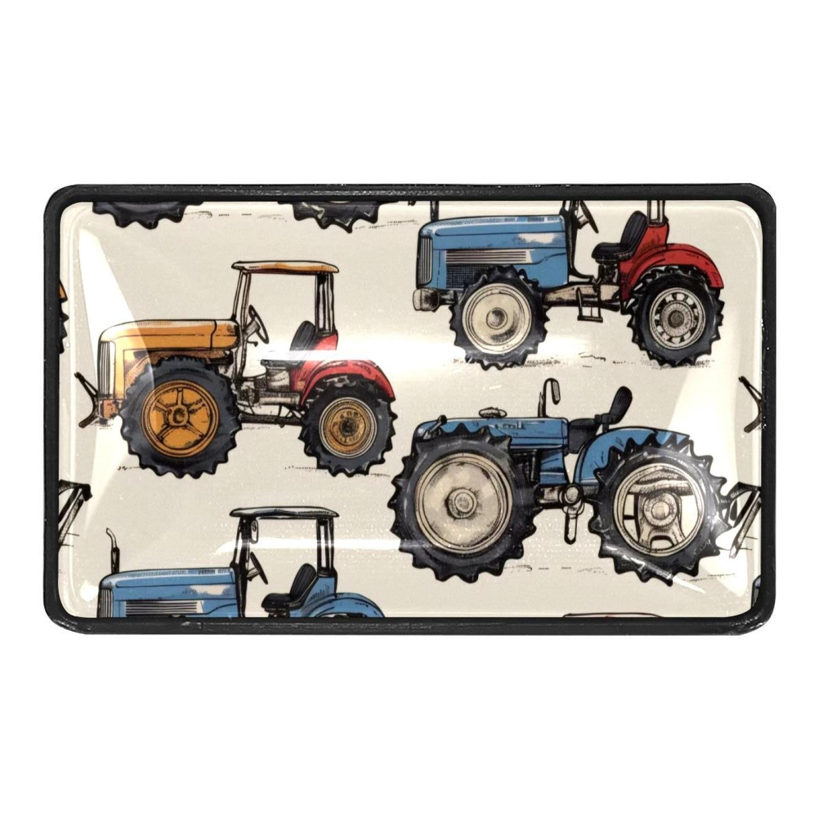 4 Packs Tractors Farm Crystal Glass Cabinet Knobs Drawer Handles for ...