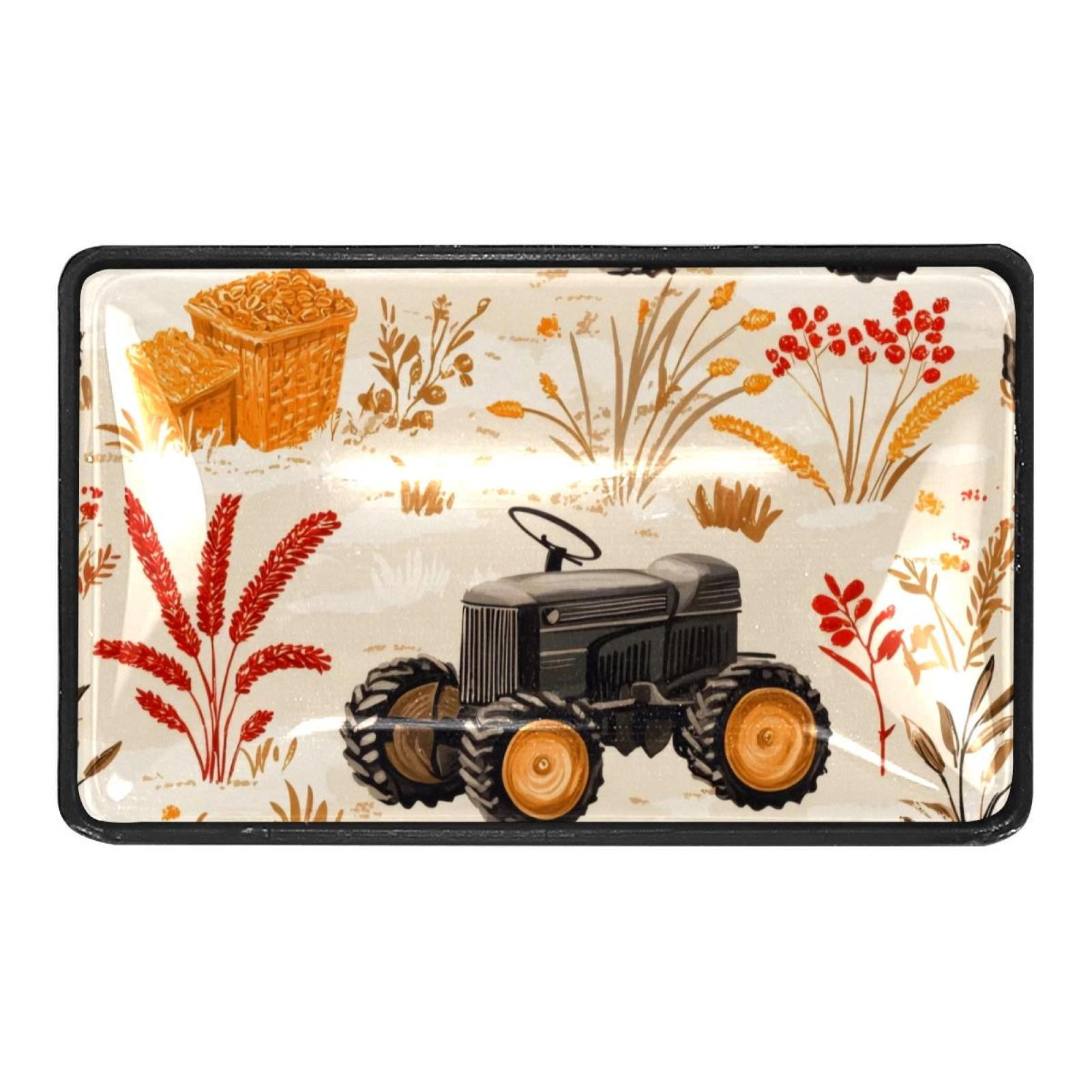 4 Packs Tractors on Farmhouse Crystal Glass Cabinet Knobs Drawer ...