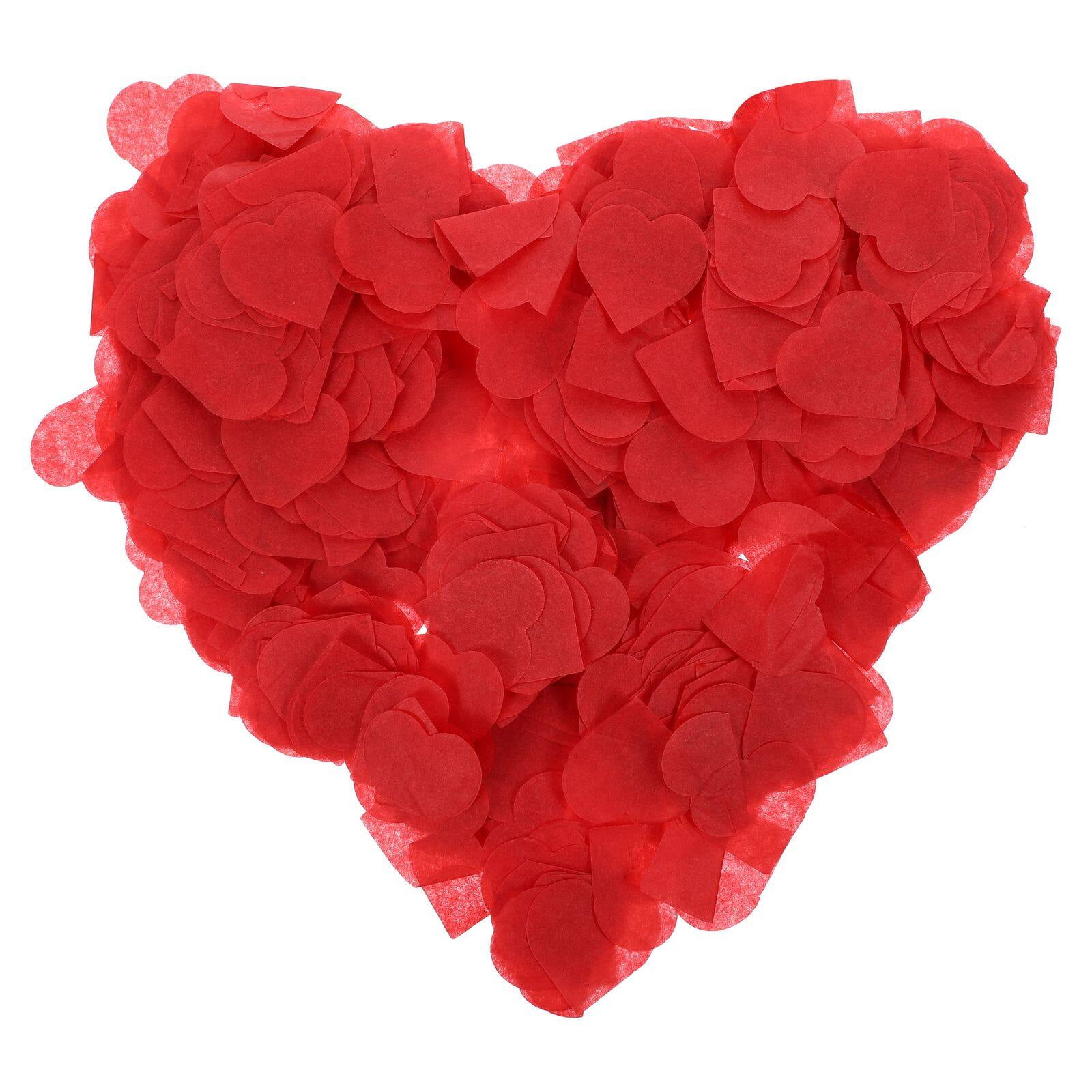 4 Packs Valentine's Day Themed Confetti Party Decoration Heart Paper ...