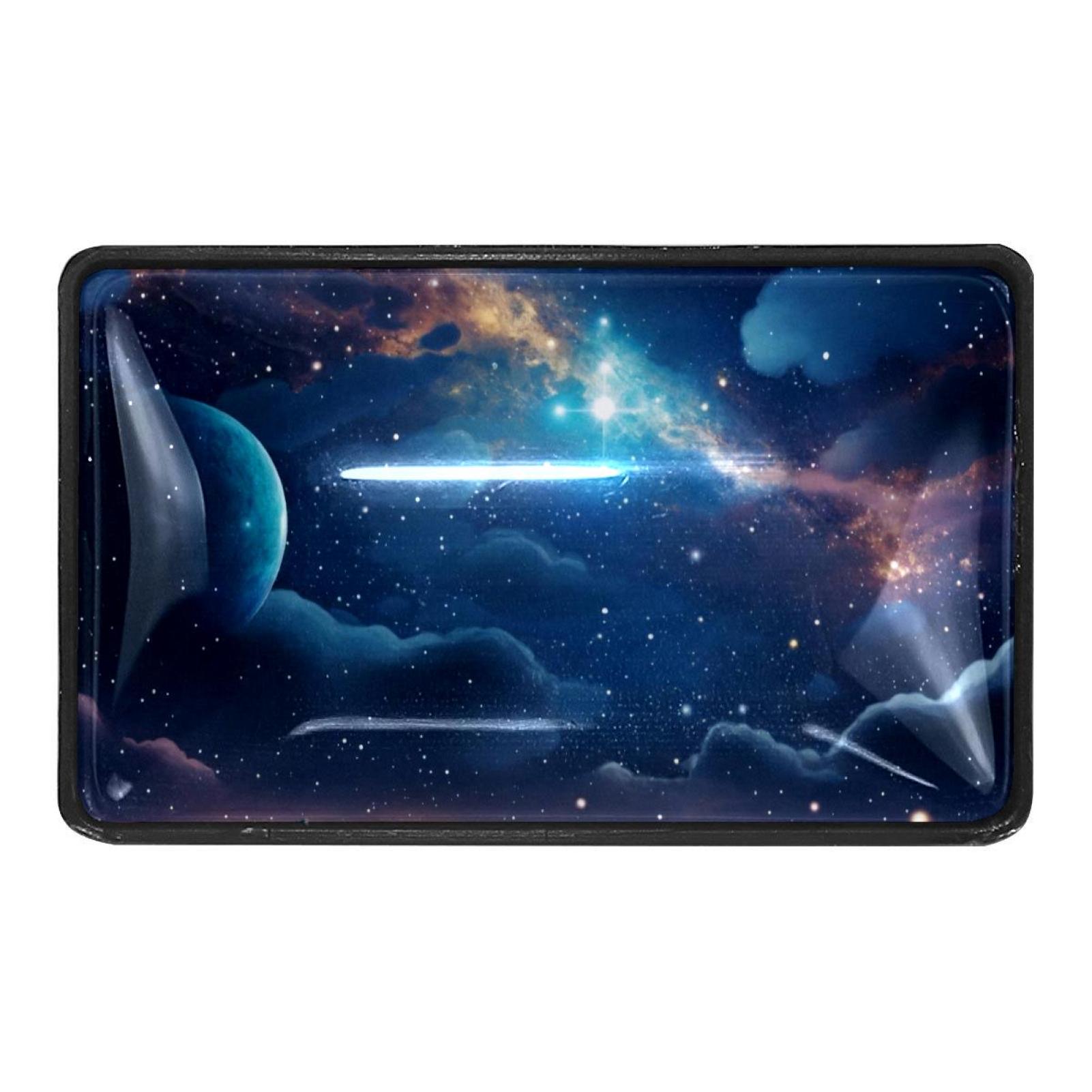 4 Packs Watercolor Space Galaxy Nebula Starry Universe Crystal Glass ...
