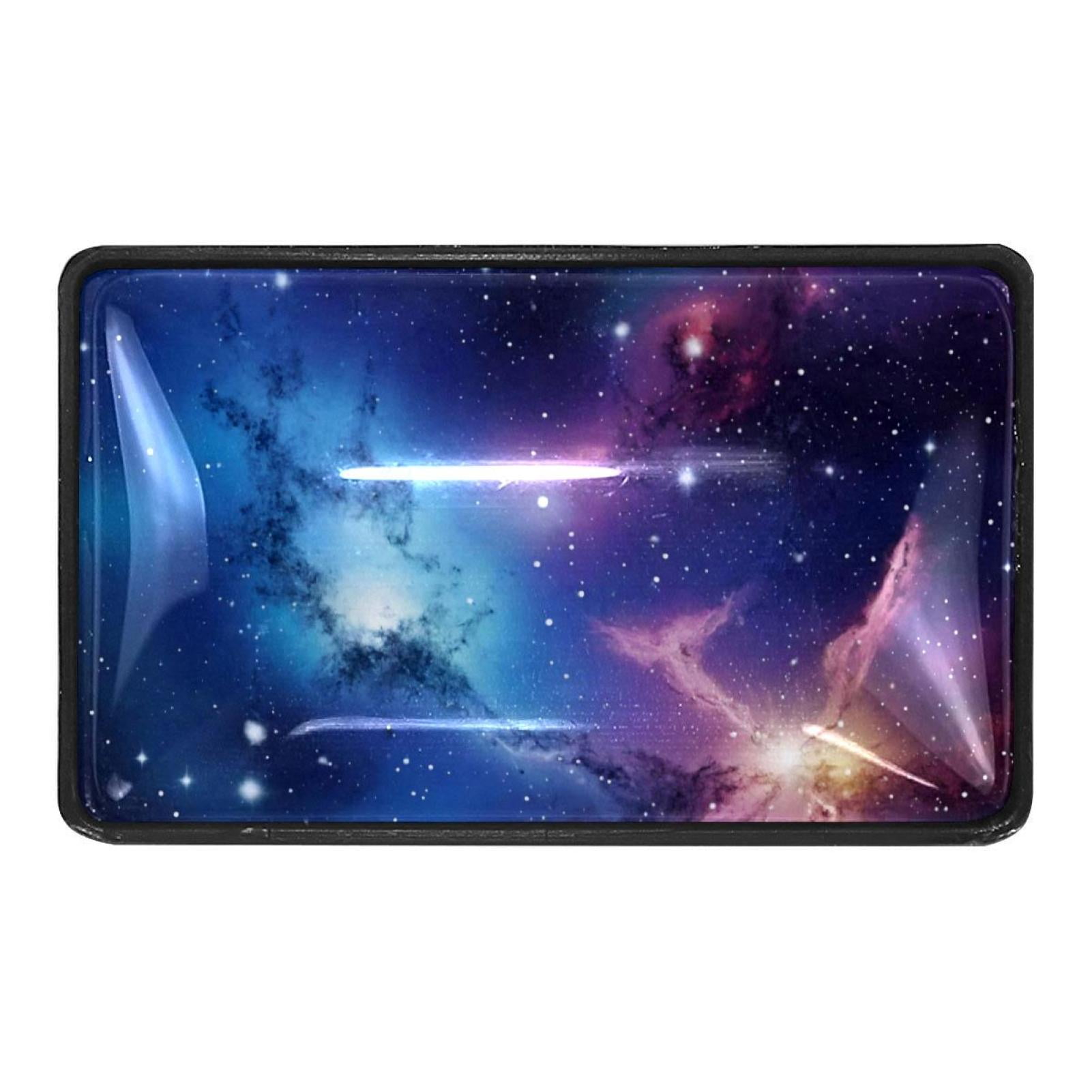 4 Packs Watercolor Universe Galaxy Nebula Starry Crystal Glass Cabinet ...