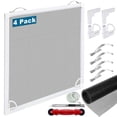 4 Packs Window Screen Frame Kit 5/16 In X 1/8 36 Inch Replacement ...