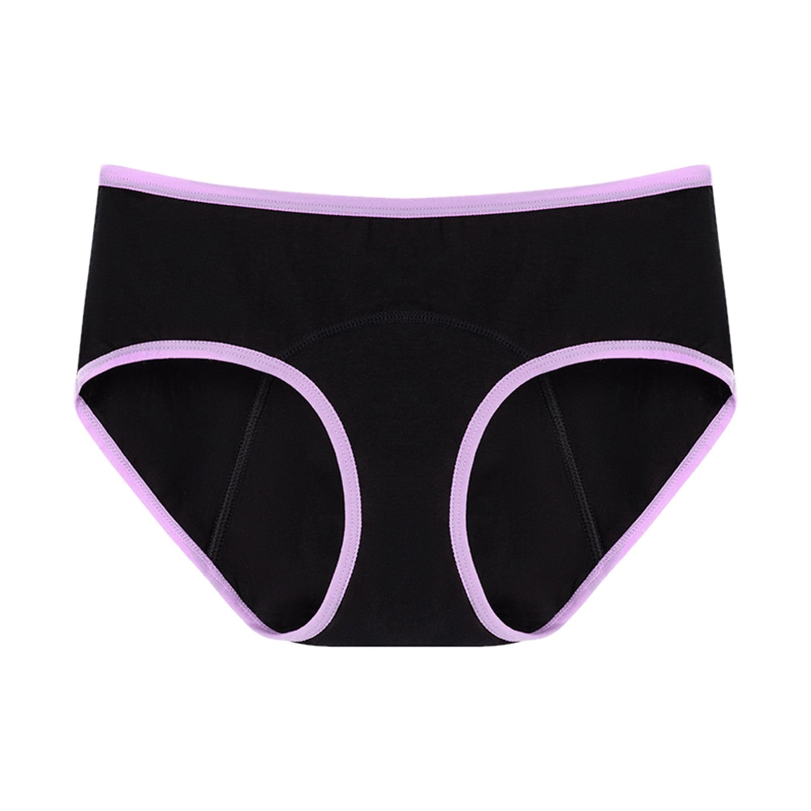 4 Packs Women's Period Underwear High Waist Leakproof Plus Size Leak ...