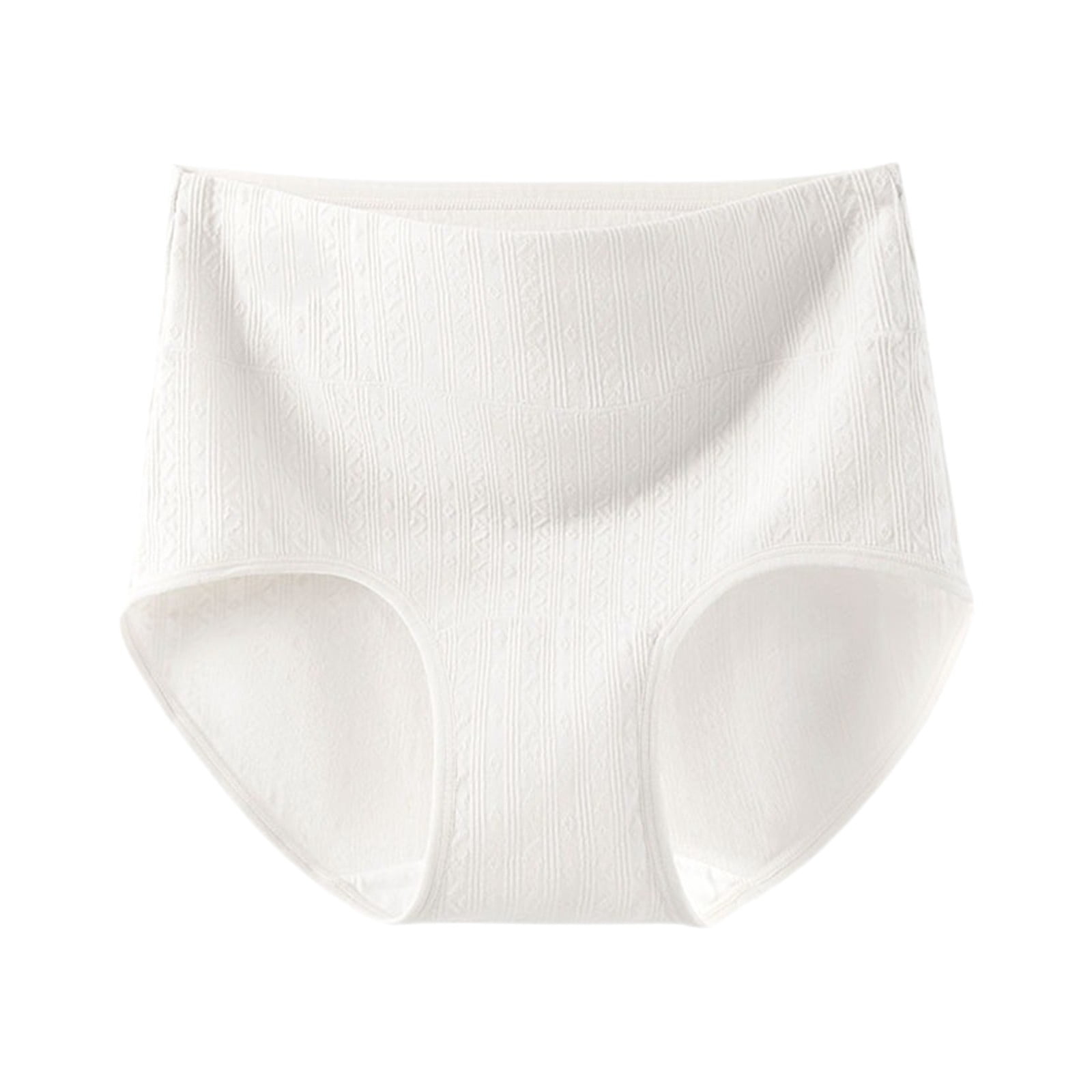 4 Packs Women's Underwear Elongated Crotch Plus Size Belly Cinching ...