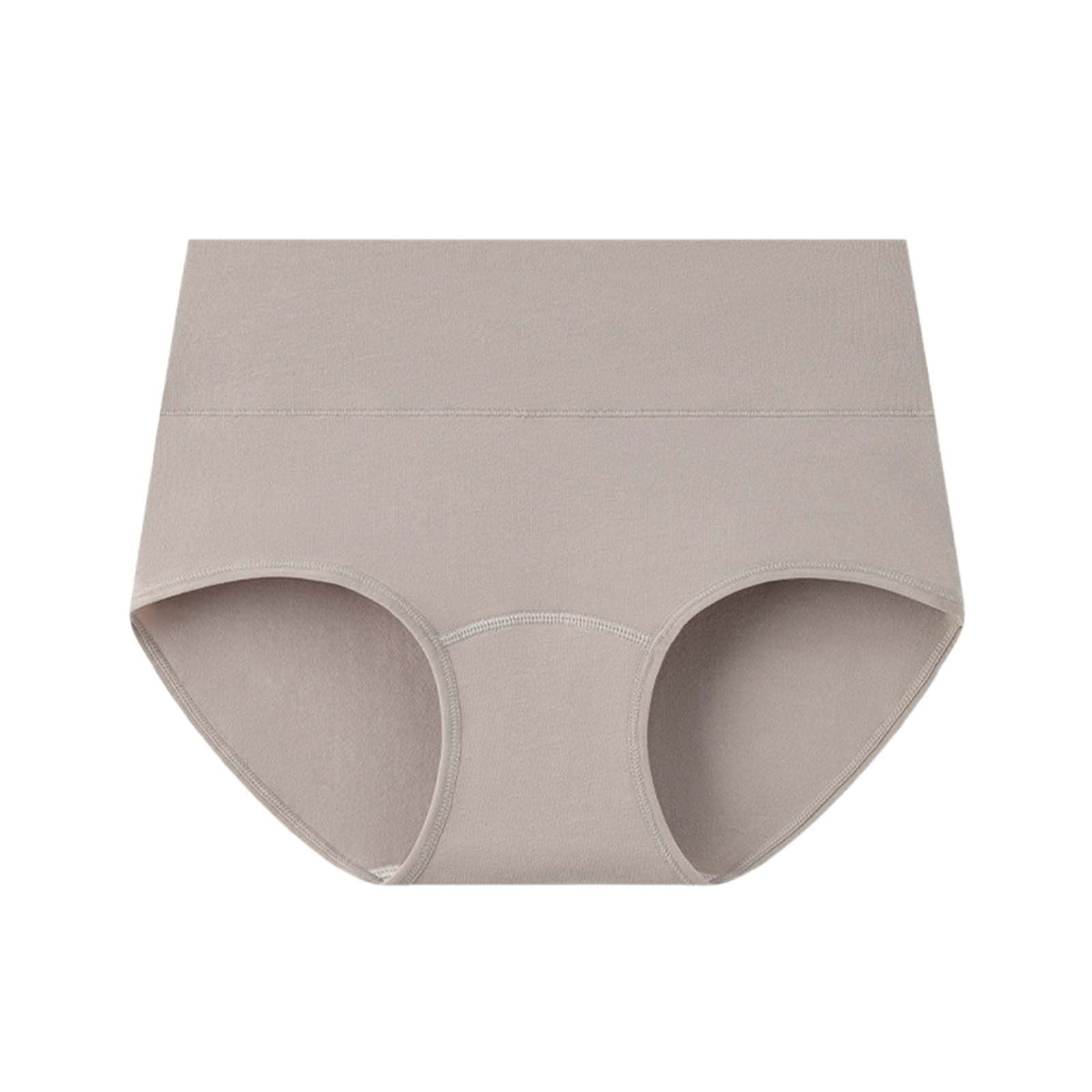 4 Packs Womens Underwear High Waist Breathable Extended Crotch Comfort ...