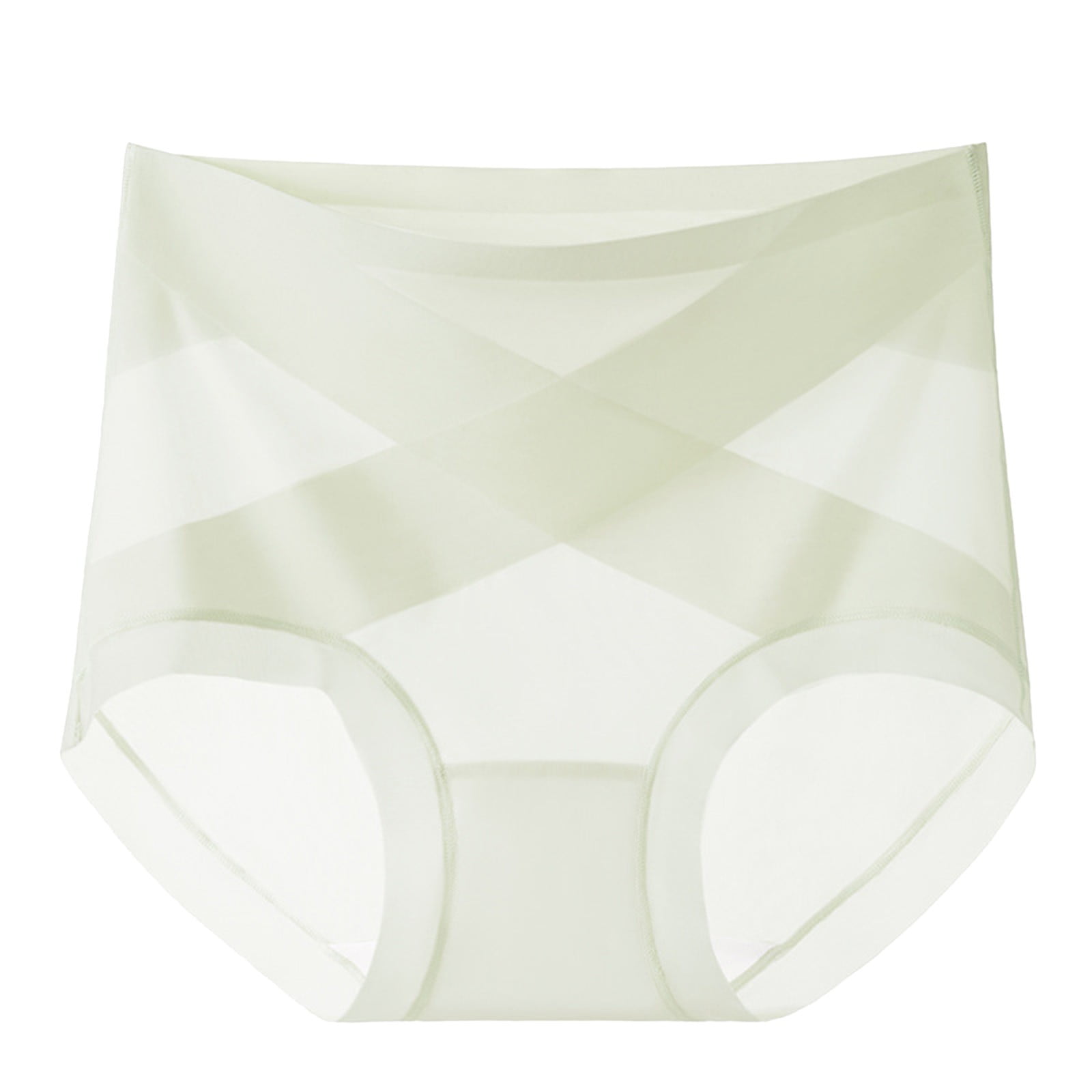 4 Packs Womens Underwear High Waist Non Silk Crotch Bactericidal ...