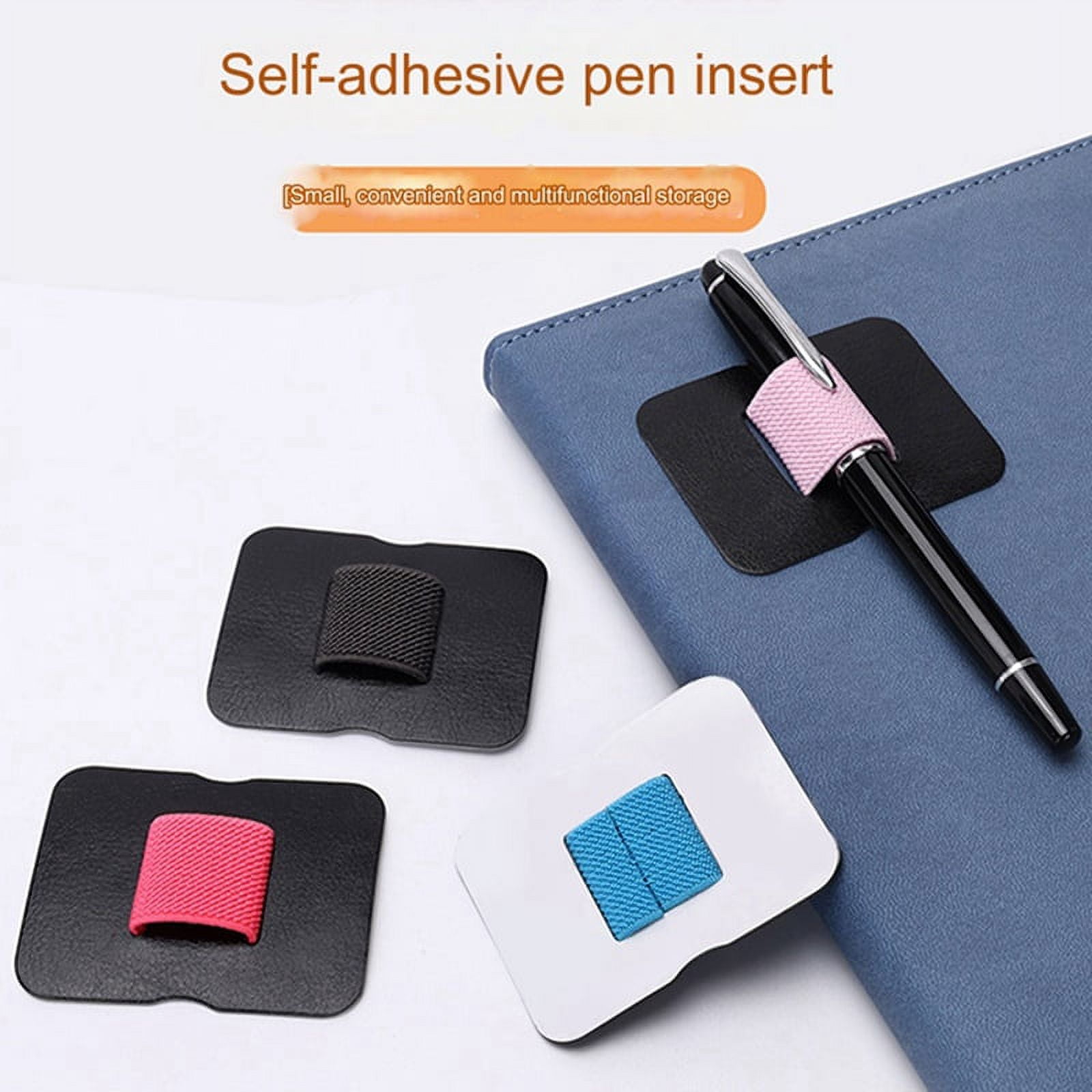 4 Packs of Notebook Pen Holders, Self-Adhesive Pen Holders,And Pencil ...
