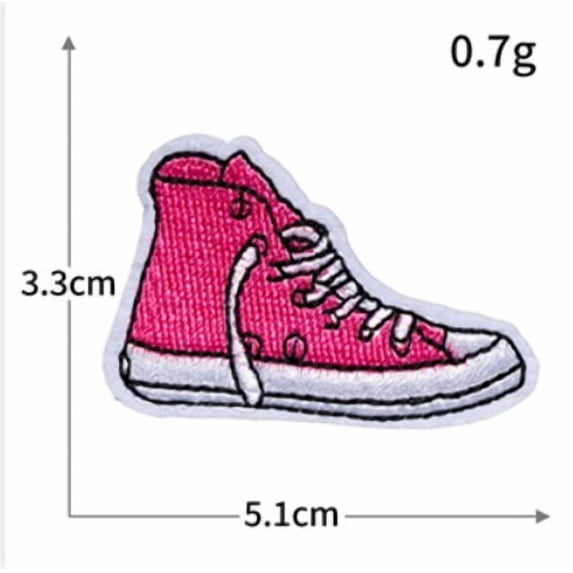 4 Packs of Pink Embroidery Cloth Stickers - DIY Decorative Patches for ...