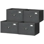 Mainstays 2-Pack Small Plastic Storage Bins, White - Walmart.com