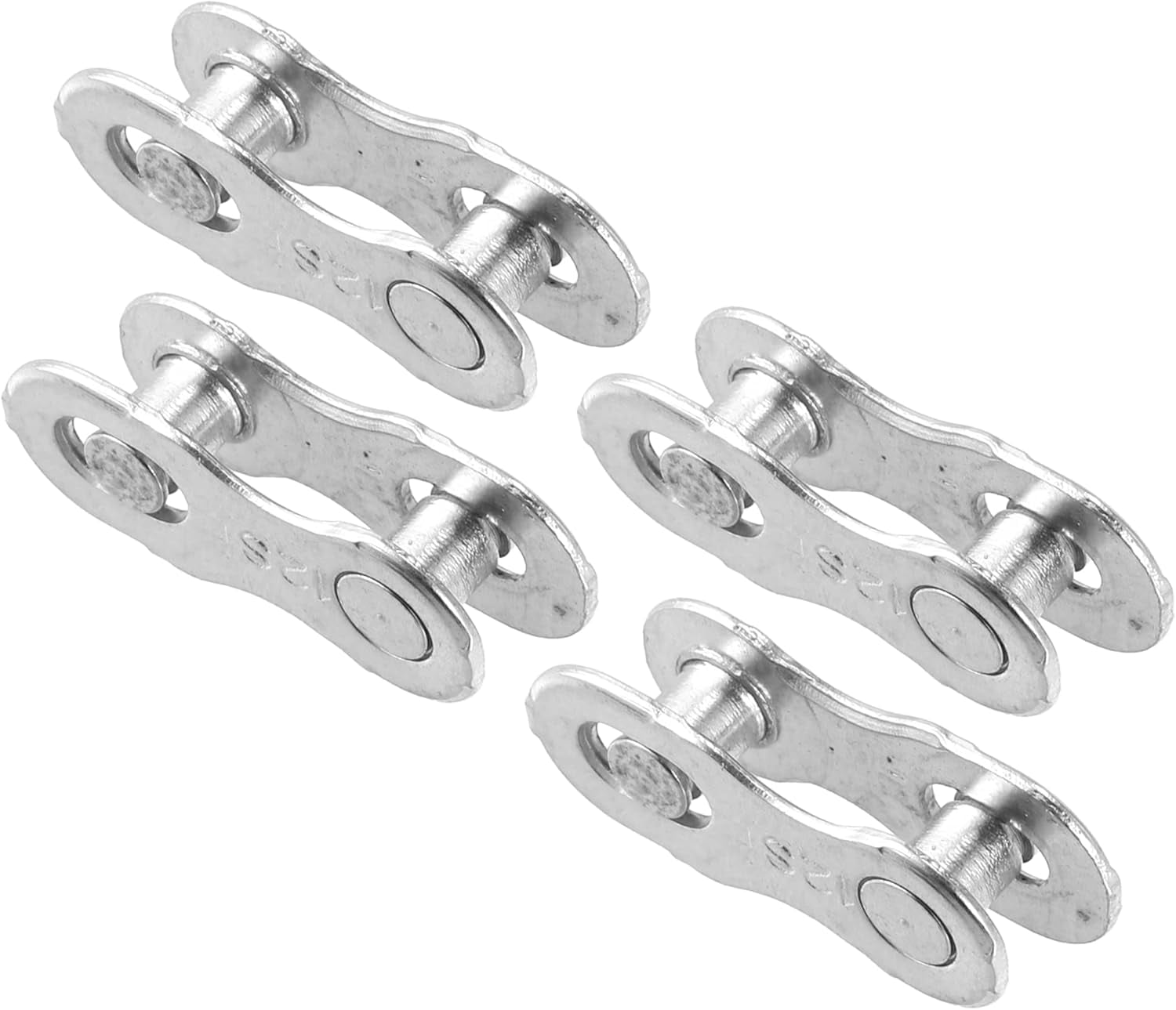 4 Pair 12 Speed Silver Tone Chain Master Link Joint Clips Connectors ...
