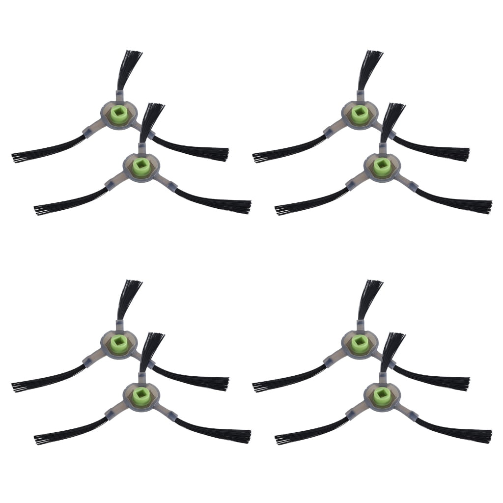 4 Pair 3-Arm Side Brush Vacuum Cleaner Side Brush for Lefant M210 M210S ...