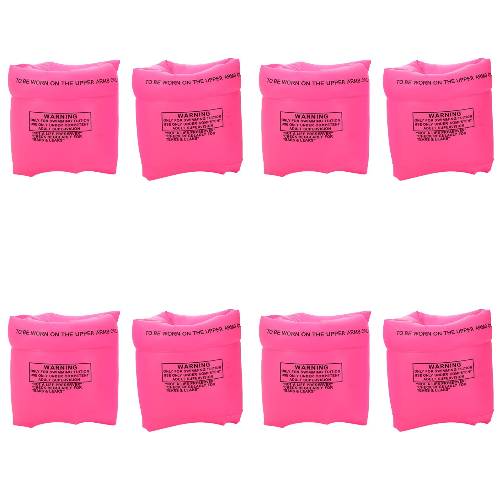 4 Pair Arm Floaties for Kids & Adults - Thick Swim Arm Bands for Pool ...