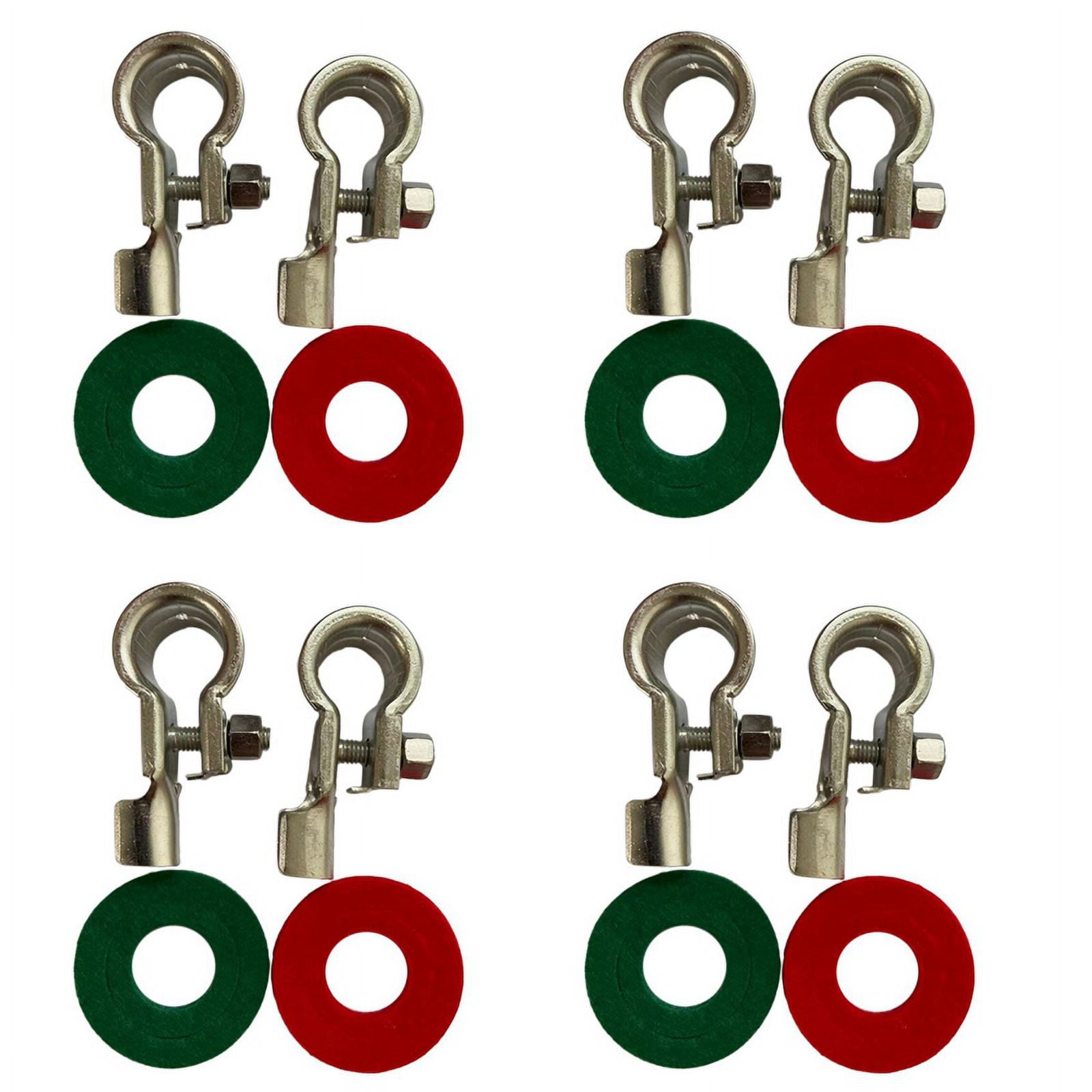 4 Pair Battery Terminals Connectors Clamps Copper Battery Terminal Kit ...