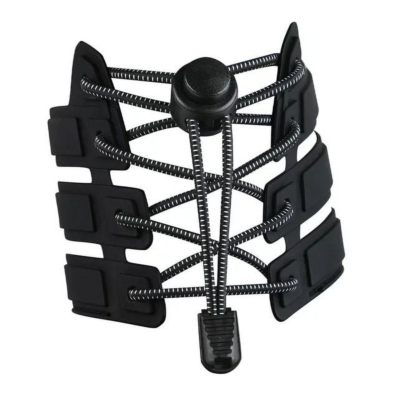 3 Pairs Lazy No Tie Elastic Tieless Flat Lock Laces Shoe Laces Strings ...