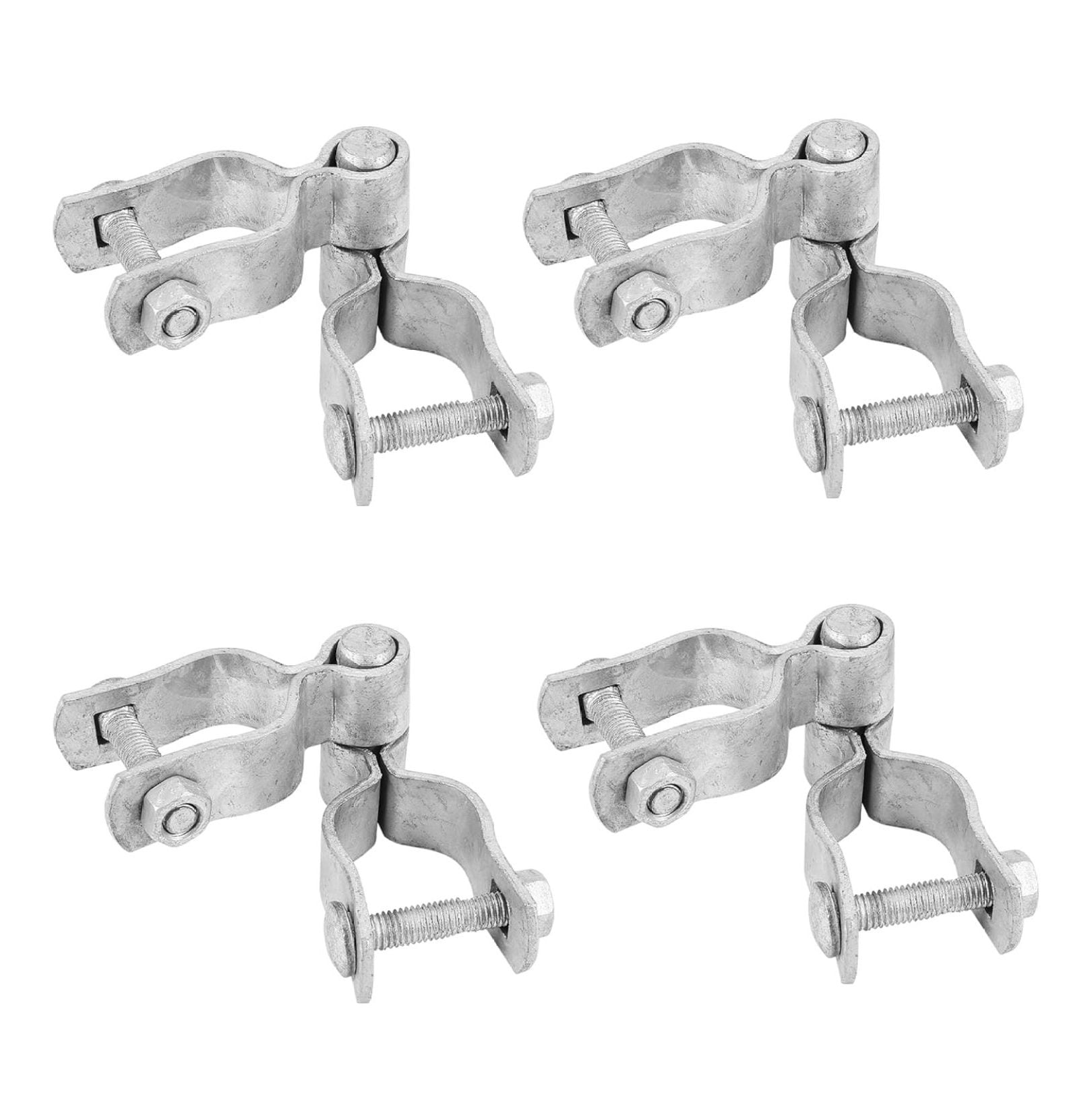 4 Pair Heavy Duty Chain Fence Solid Gate Post Hinge Galvanized, for 1-3 ...