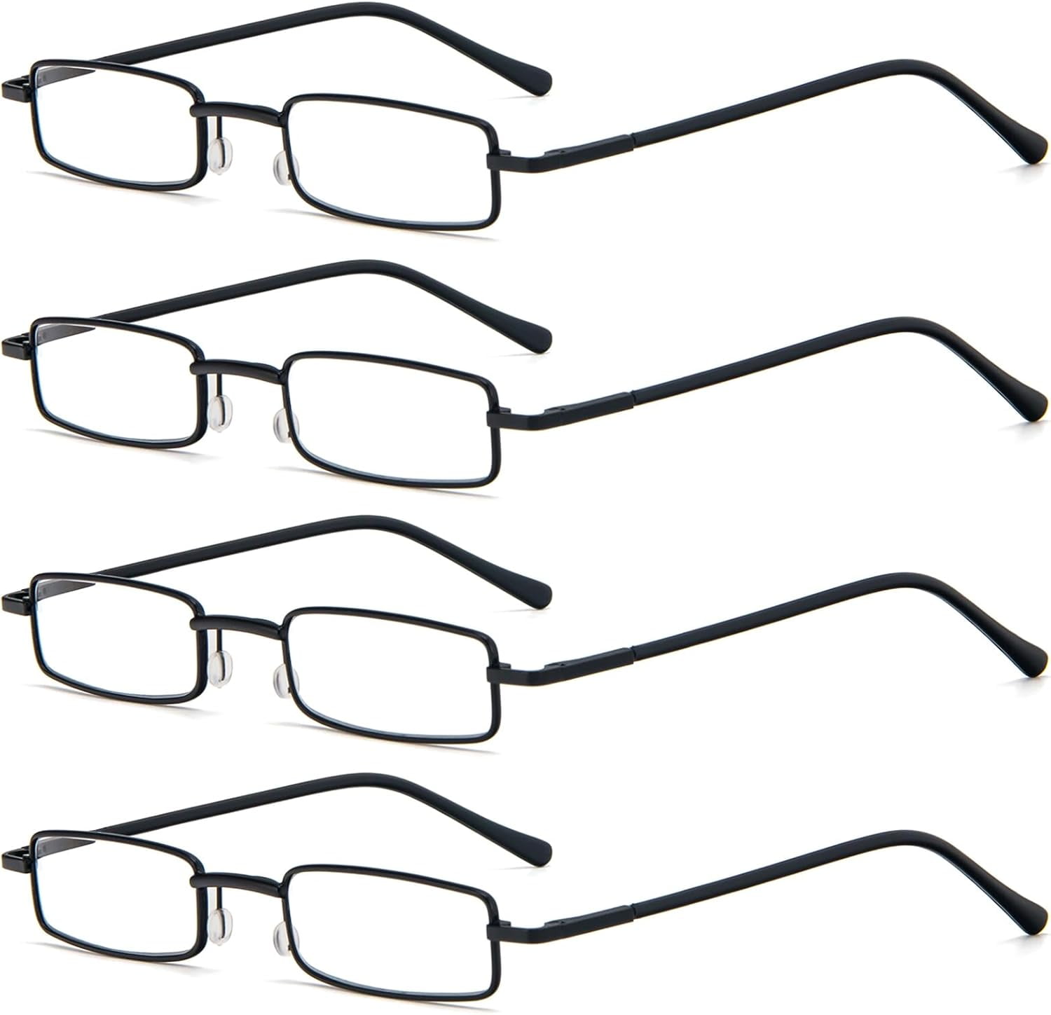 4 Pair Slim Pen Reading Glasses Tube Reader Glasses Men Women Small ...