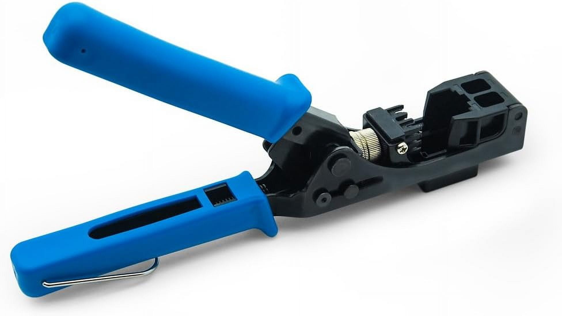 4-Pair Termination, Crimping Tool for 90 Degree RJ45 4-Pair Keystone ...