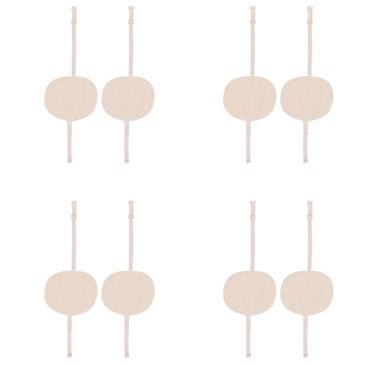 4 Pair Underarm Sweat Shield Pad Washable Armpit Sweat Absorbing Guards ...