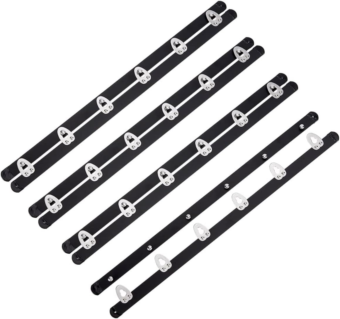 4 Pairs 201 Stainless Steel Corset Busk Steel Boning 12inch Black ...