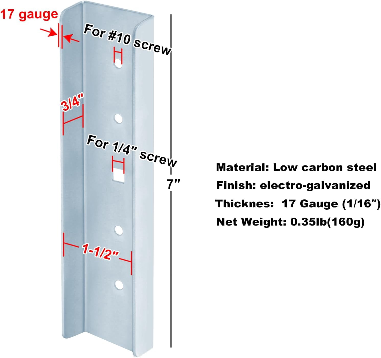 4 Pairs 2x4 Fence Extender Bracket,Inner Width:1-1/2",Wood Rail Splicer ...