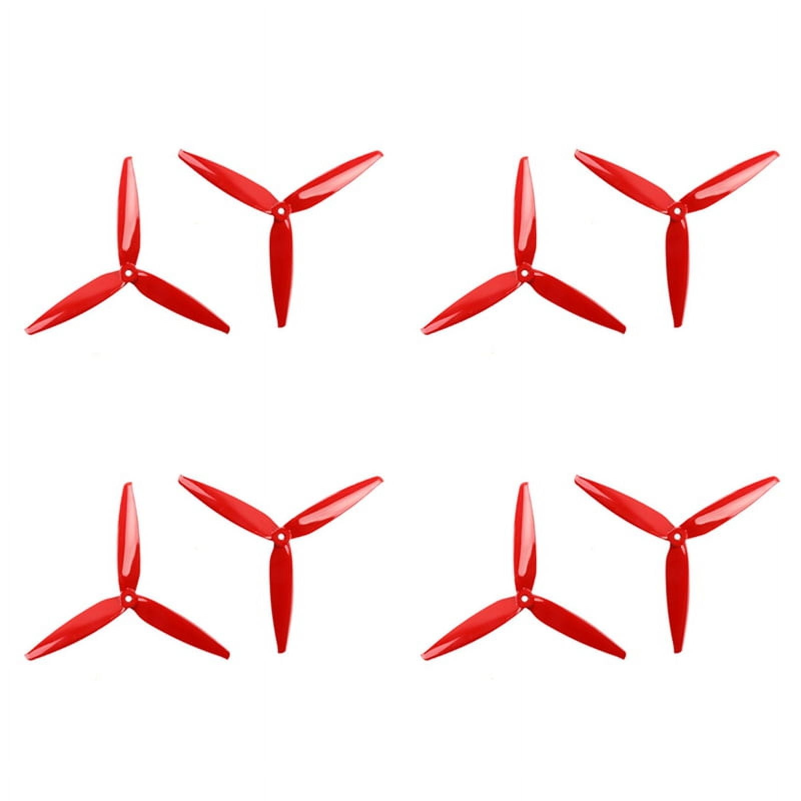 4 Pairs 7040 7x4x3 3-Blade PC Propeller CW+CCW for RC FPV Freestyle ...