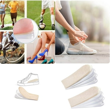 Yesbay Comfortable Unisex Silicone Lift Height Increase Double Layers ...