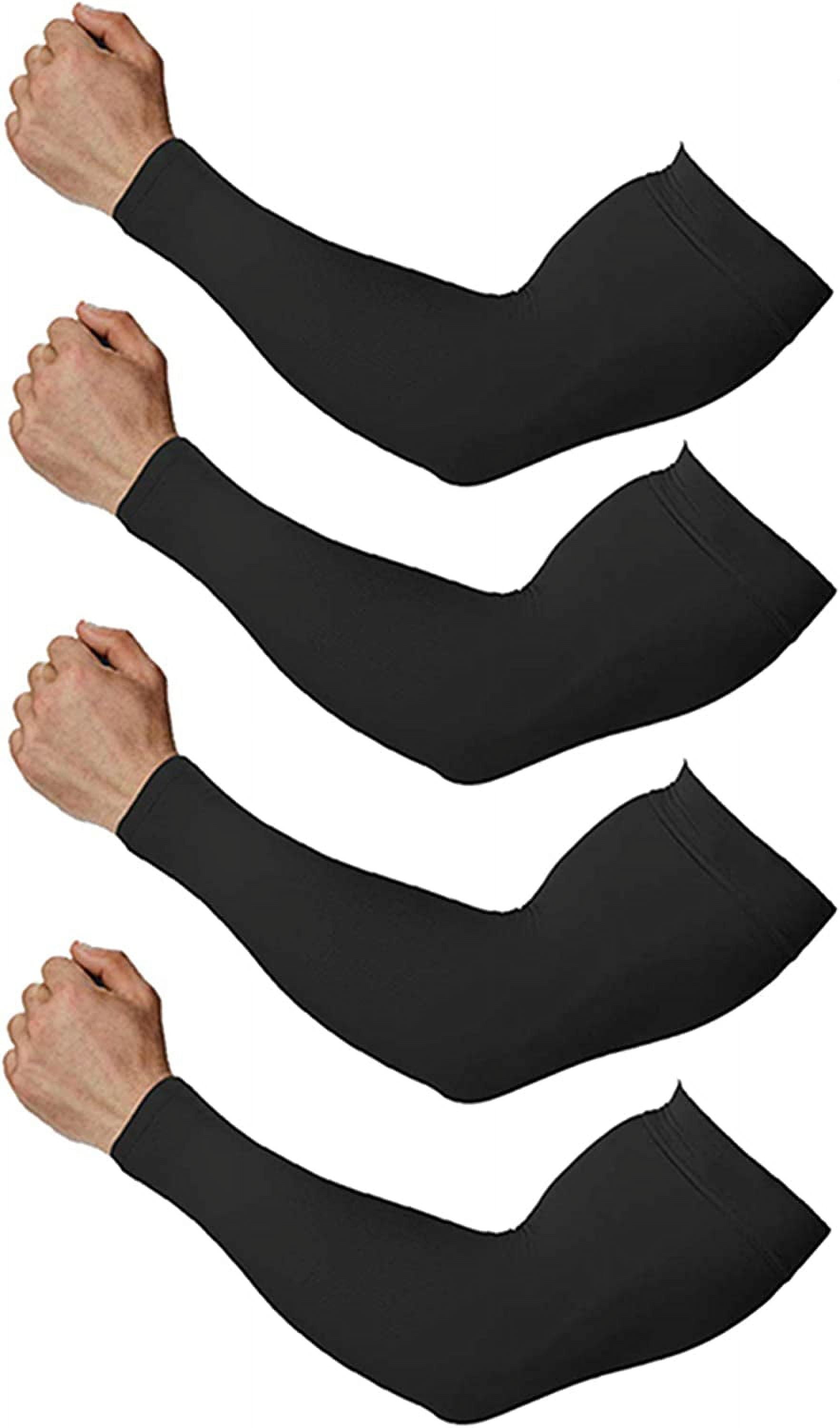 4-Pairs Arm Sleeves - Tattoo Cover Up Cooling Sports Sleeves for Men ...