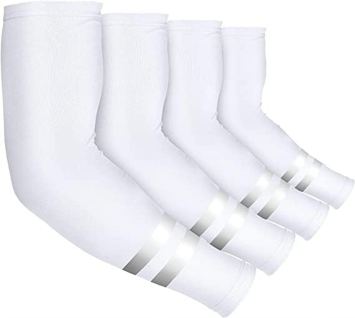 4 Pairs Arm Sleeves for Men Women UV Arm Sleeves Sun Protection Arm ...