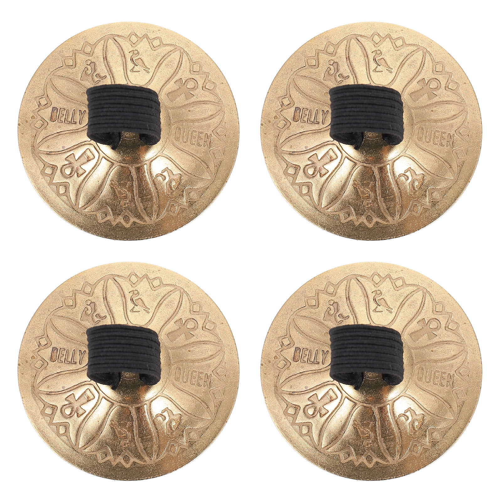 4 Pairs Belly Dancing Finger Cymbal Musical Instruments Cymbals ...
