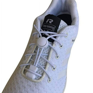 HICKIES Elastic Stretch Shoe Strings, No-Tie Lacing System, Black ...