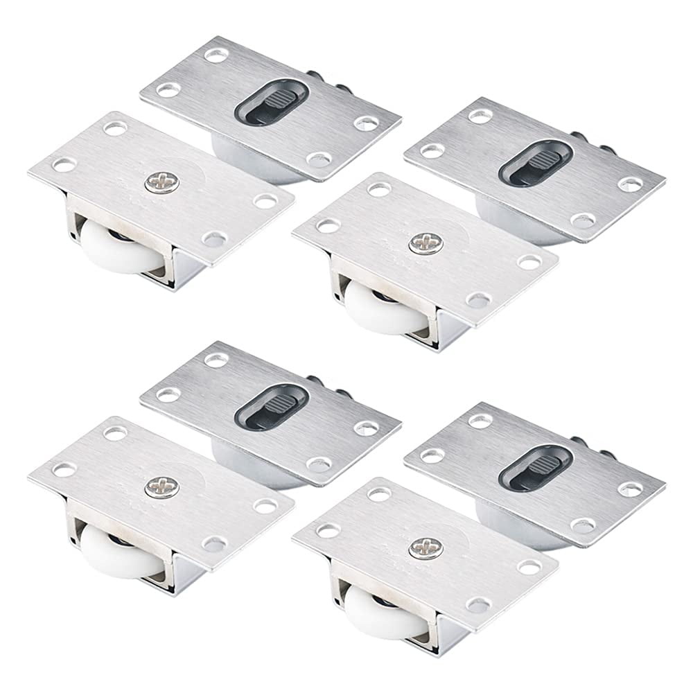 4 Pairs Cabinet Roller Wheels Sliding Door Roller Wheels Sliding ...