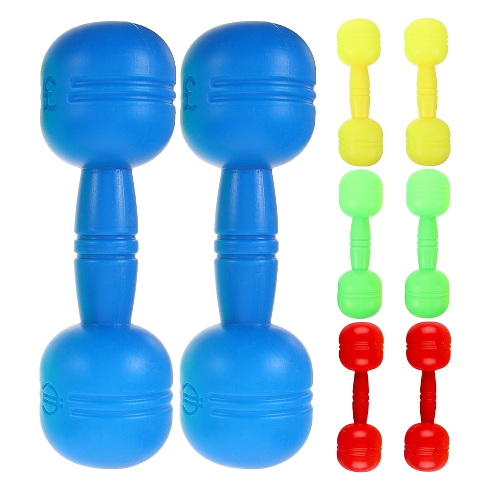 4 Pairs Children's Dumbbell Pretend Dumbbells Toy Suit Toys Boy ...