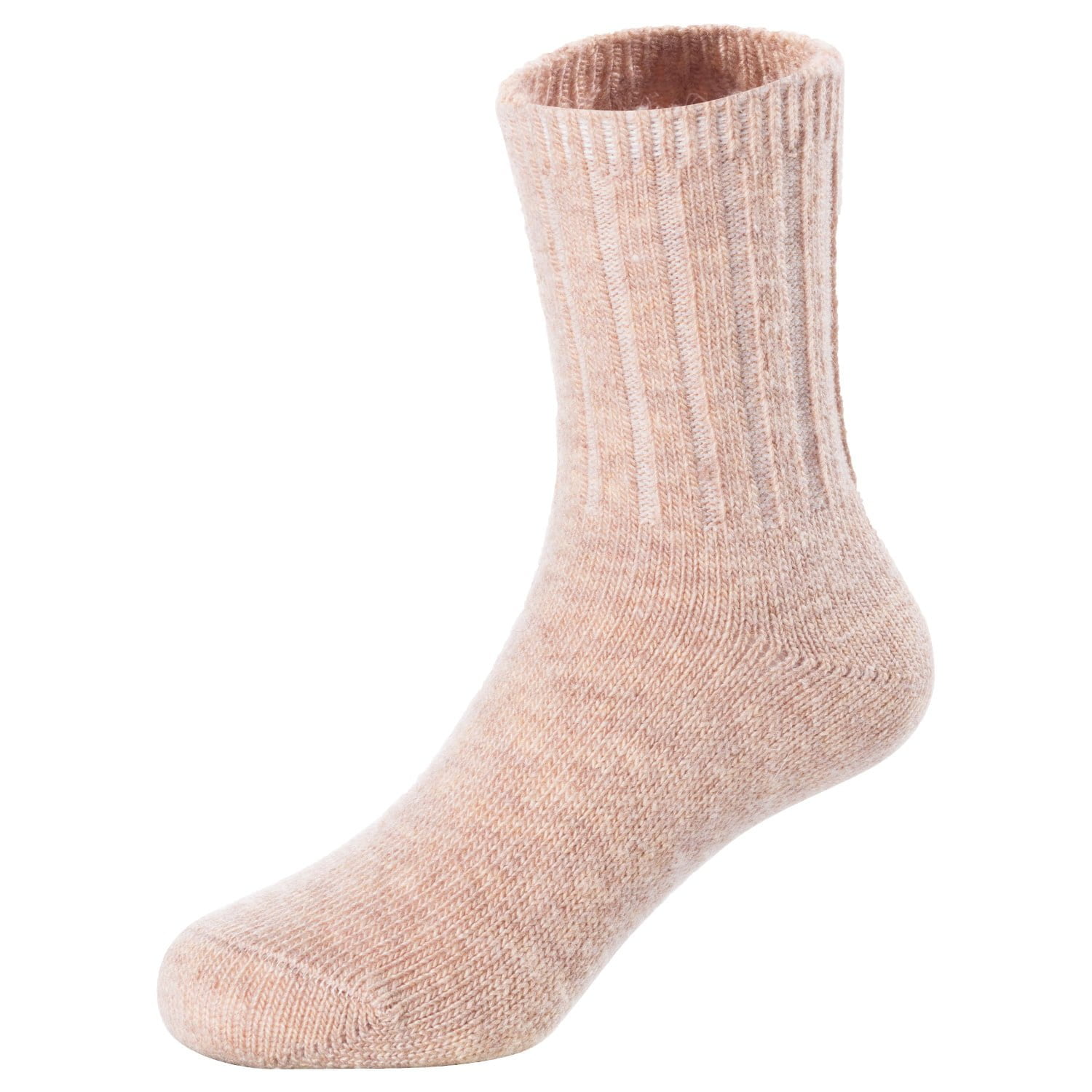 4 Pairs Children's Durable, Stretchable, Thick & Warm Wool Crew Socks ...