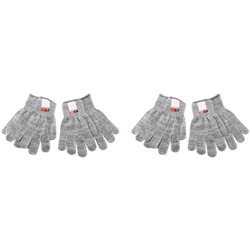 4 Pairs Cut Gloves Food Grade Level 5 Hand Protection,Kitchen Cut ...