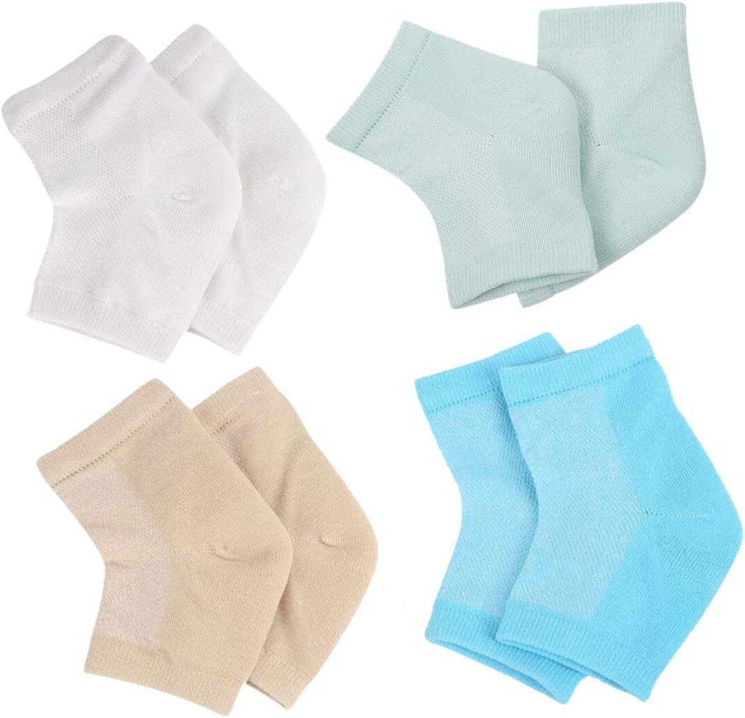 4 Pairs Feet Lotion Unisex Socks High Heel Socks Hydrating Lotion Foot ...