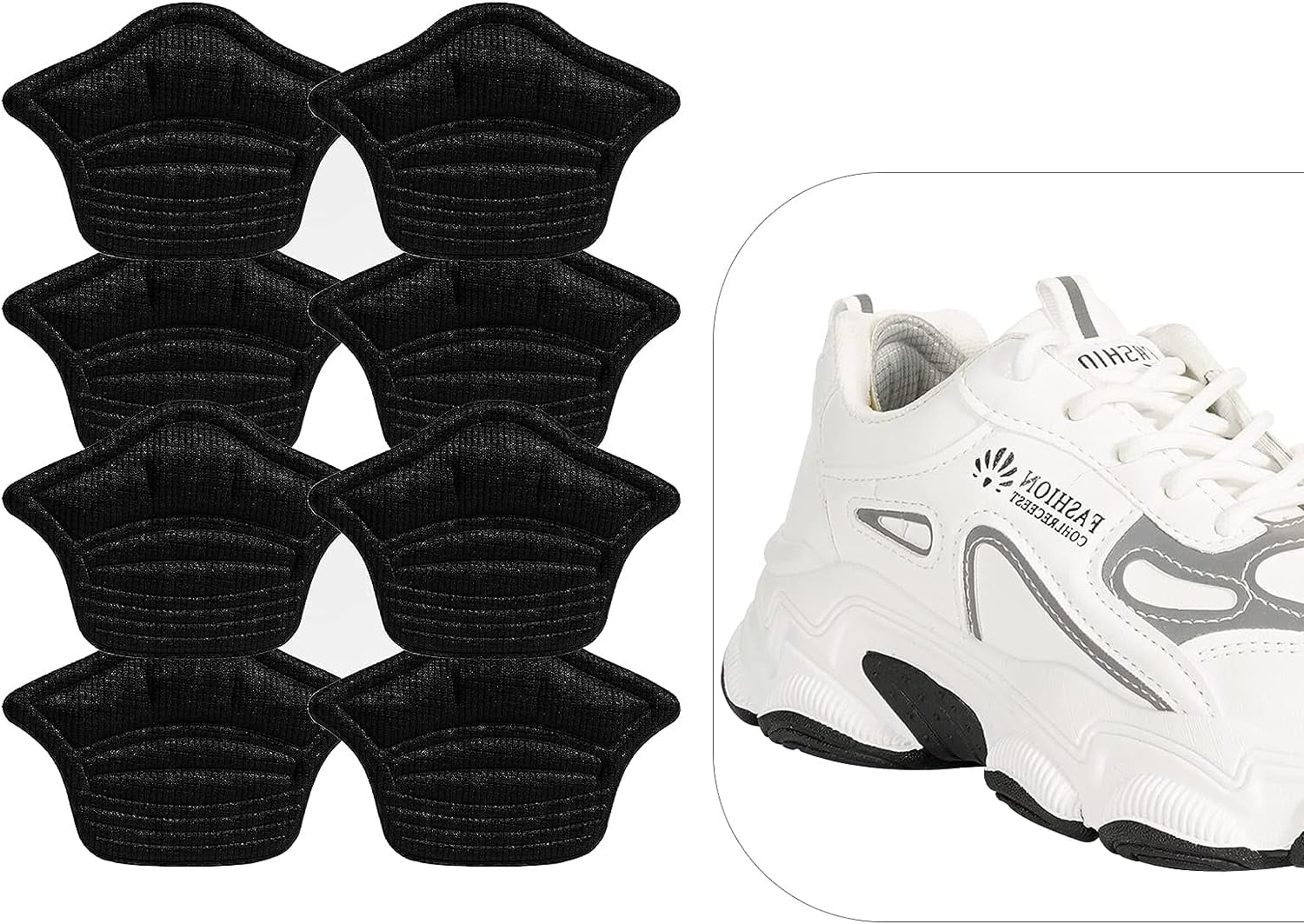 4 Pairs-Heel Guards for Shoes,Back of Heel Cushion Inserts,Loose Shoes ...