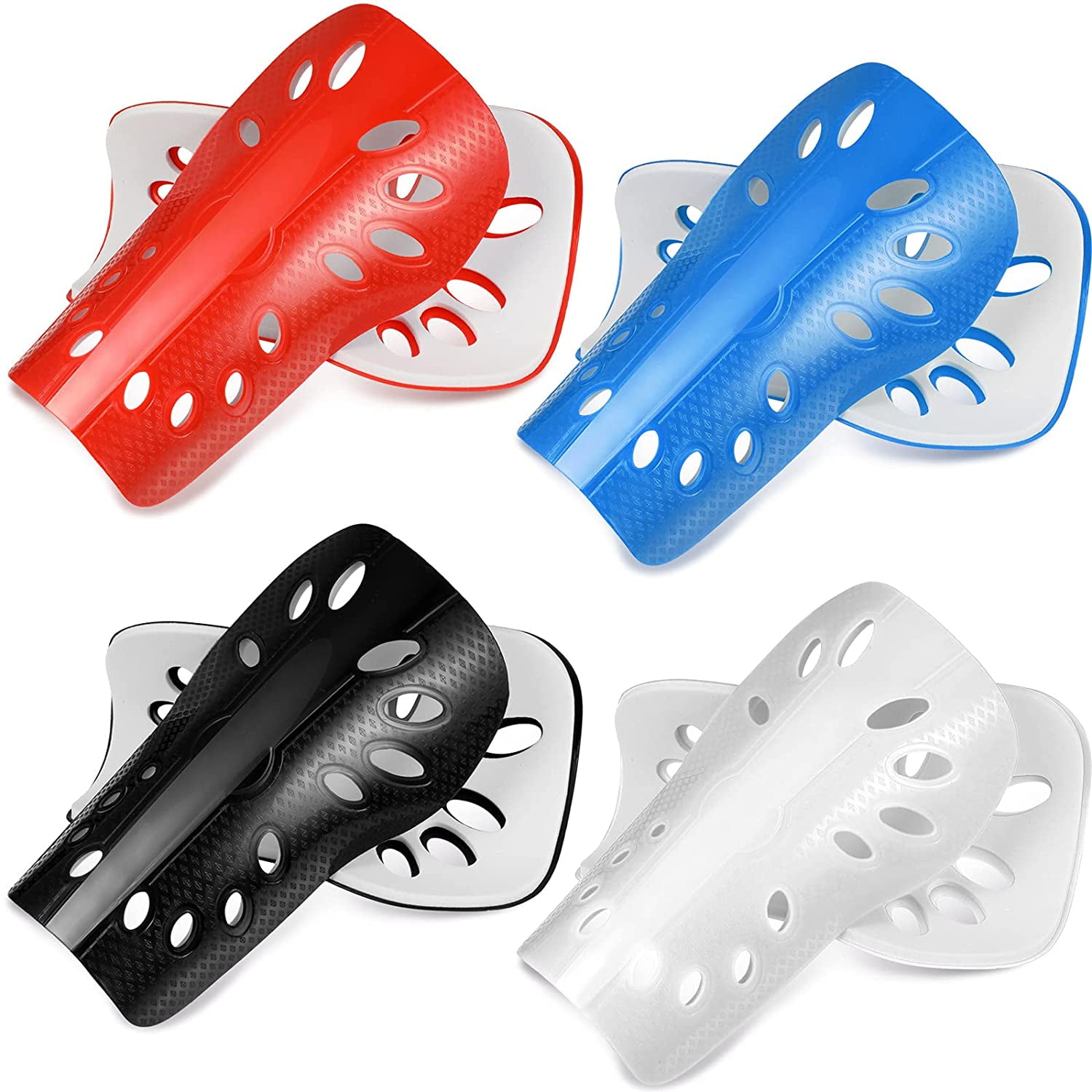 4 Pairs Kids Shin Guards Soccer Shin Guards Child Shin Guards Boys ...