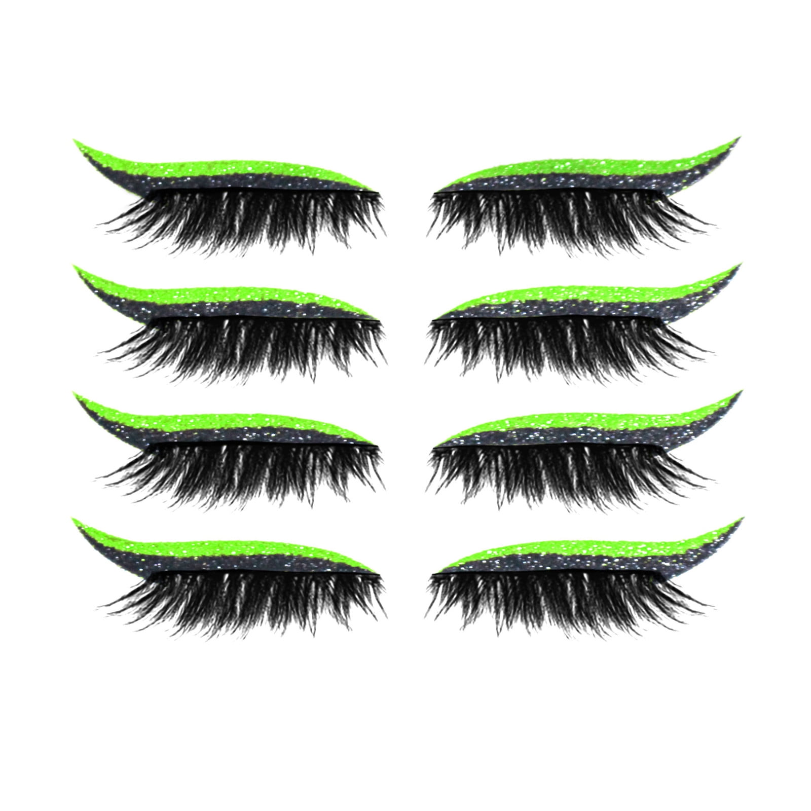 4 Pairs Lazy Eye Shadow Eyelash Patch, Eyelash Stickers Flash Eye ...