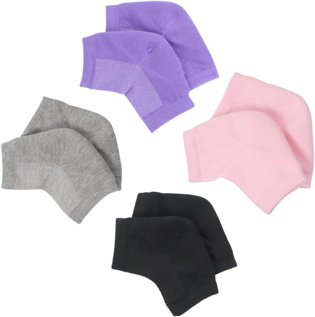 4 Pairs Mesh Heels Unisex Heels Breathable Socks Lotion Socks Foot ...