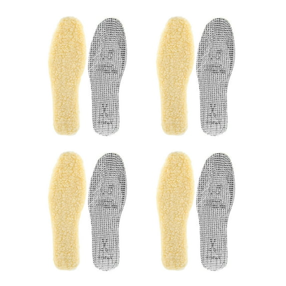 4 Pairs Multi Layer Insulating Shoe Insoles with Aluminum Foil and ...