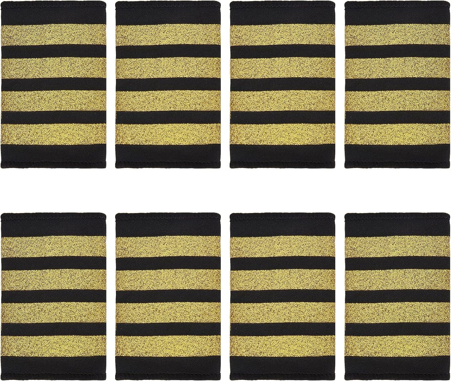 4 Pairs Professional Pilot Uniform Epaulets Airlines Pilot Epaulets ...